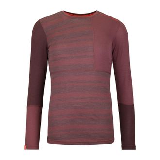 Ortovox 185 RocknWool Long Sleeve W - Vielseitiges, bequemes Longsleeve aus feiner Merinowolle für Wintertouren - VIOLETT - Damen - XS