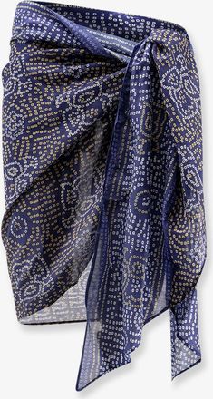 Isabel Marant Lucilia cotton and silk blend pareo scarf - ISABEL MARANT - gender_Woman