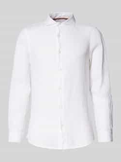 Superdry Regular Fit Leinenhemd mit Haifischkragen Modell Vacation