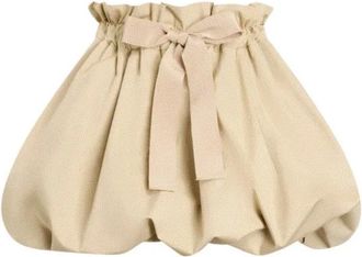 Patou Femme, Jupes, Beige, Taille: 38 FR Ribbon Bloomer Mini Skirt
