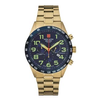 Swiss Alpine Military 7047.9115 Chronograph - - Accessories - Herren - Gelb - ONE SIZE