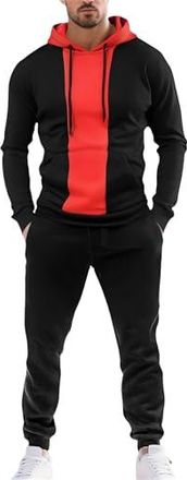 Generic Surv&ecirc;tements complets pour homme 2026 costume de sport d&eacute;contract&eacute; &agrave; manches longues pour homme Ensemble de couleurs assorties pour la marche, la cour