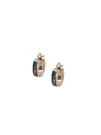 Miu Miu Logo Earrings