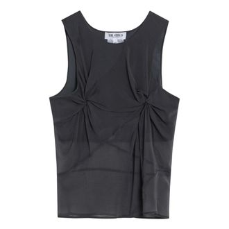 The Attico Graues Tank Top Canotta Stil - - Tops - Damen - Grau - S