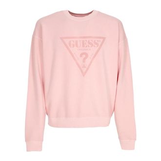 Guess Vintage Crewneck Sweatshirt Blush Cotton Multi - - Sweatshirts & Hoodies - Herren - Rosa - L