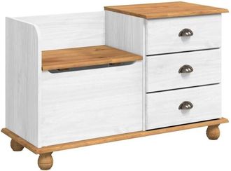 vidaXL Vidaxl - Banc de rangement pour lentrée Blanc 100 x 39 x 62 cm