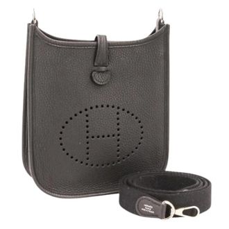 Herm&egrave;s Sac bandouli&egrave;re vintage Pre-owned - Femme - Pre-owned - Noir - Taille: ONE Size