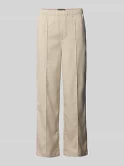Pegador Wide Leg Stoffhose mit fixierten B&uuml;gelfalten Modell Belds