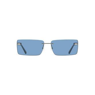 Calvin Klein Metal Rectangle Sonnenbrillen - - Accessories - Damen - Blau - ONE SIZE