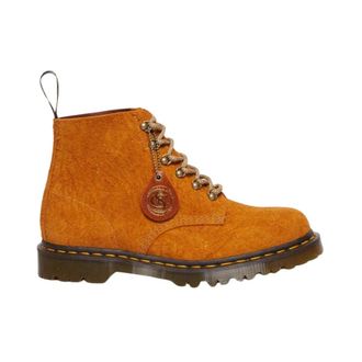Dr. Martens Boots aus Rauleder mit grober Oberfl&auml;che - - Shoes - Herren - Braun - 38 EU