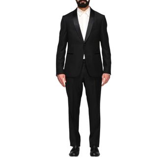 Ermenegildo Zegna Herren, Anz&uuml;ge, Schwarzk, SGr&ouml;&szlig;e