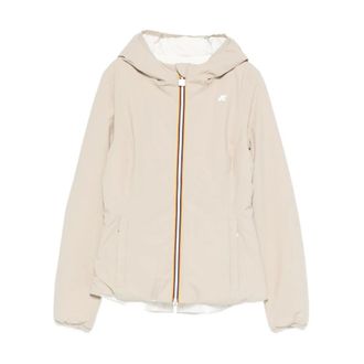 K-Way Damen, Jacken, Beige, LGr&ouml;&szlig;e