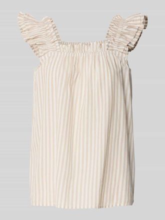 Soyaconcept Relaxed Fit Blusentop aus reiner Baumwolle Modell Rosette