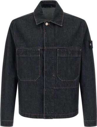 Stone Island Homme, Vestes, Bleu, Taille: M Veste en jean