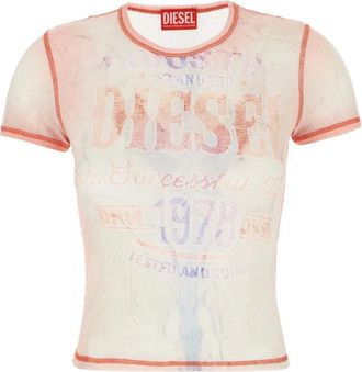 Diesel Femme, Tops, Rouge, Taille: 42 FR T-Shirt