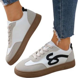 Generic Baskets Orthopédiques Confortables Pas Cher sans LaçAge Lacet Legere Basket Enfiler Mains Libres Chaussures Décontractées en Toile Jogging Peu Profond