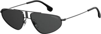 Carrera Graue Metall-Sonnenbrille - - Accessories - Damen - Grau - ONE SIZE