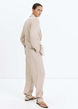 Mango Sandales &agrave; brides avec clous marron moyen - Femme - 35 - MANGO