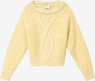 Isabel Marant Pull Dorota - Femme - Écru Et Jaune - Taille 34 - Isabel Marant