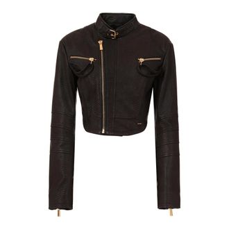 Roberto Cavalli Femme, Vestes, Noir, Taille: 36 FR Roberto Cavalli Manteaux