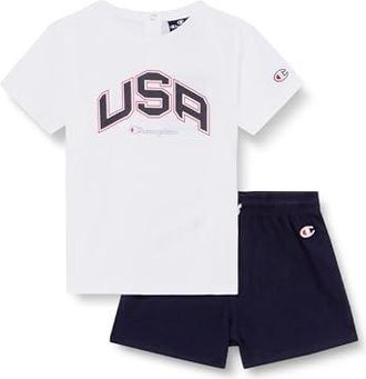 Champion Legacy Retro Sport TD - USA Crewneck T-shirt & Shorts, Costume