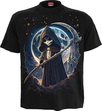 Spiral Reaperette Homme T-Shirt Manches Courtes Noir XXL 100% Coton Regular/Coupe Standard