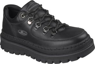 Skechers Jammers Chic Armor Baskets pour Femme 36 EU Dessus en Cuir Mousse &agrave; m&eacute;moire de Forme Air-Cooled Memory Foam Semelle ext&eacute;rieure Classique Heritage Conf