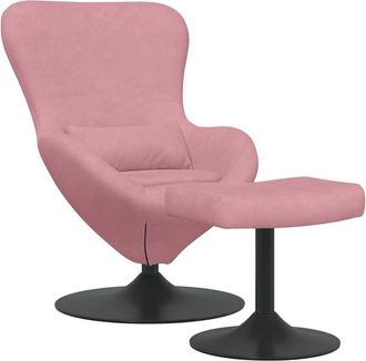 vidaXL Eiersessel 2 pcs Rosa 63 x 73 x 90 cm Samt Vidaxl