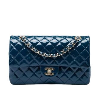 Chanel Pre-owned Vintage Double Flap Shoulder Bag - - Pre-owned - Damen - Blau - ONE SIZE