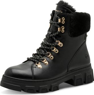 Tamaris Damen Stiefel Leder schwarz 39