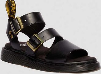 Dr. Martens Gryphon Atlas Leder Gladiatorsandalen in Schwarz, Gr&ouml;&szlig;e: 36