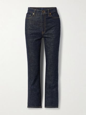 Khaite Abigail High-rise Straight-leg Jeans - Blue