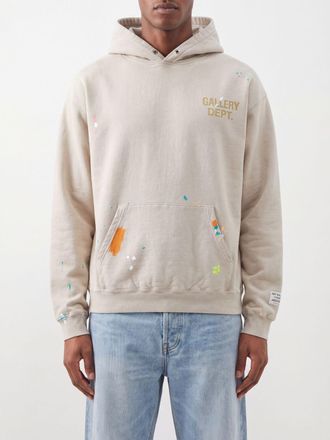 Gallery Dept. Locker geschnittenes Kapuzensweatshirt aus Baumwolle mit Logo-Print