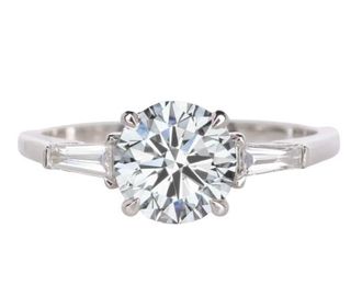 Verde 2ct IGI Lab-grown Round Cut Diamond Ring