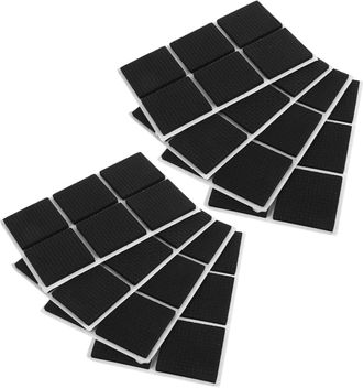 NUOBESTY 72stücke Möbelfußpolster Für Stuhlbeine Selbstklebend Für Hartholzböden rutschfeste Bodenschoner Zum Verrutschen Verhindern Passend Für Tisch Sofa Cou