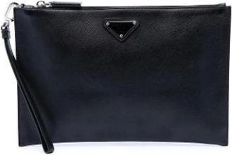 Prada Pre-owned Vintage Clutch - Femme - Pre-owned - Noir - Taille: ONE Size