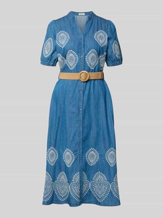 More & More Midikleid in Denim-Optik mit Lyocell-Anteil