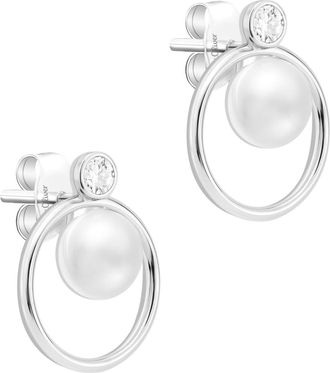 s.Oliver Ohrring - Elegante Ohrstecker aus poliertem 925er Sterlingsilber - silber - wasserfest & hautfreundlich