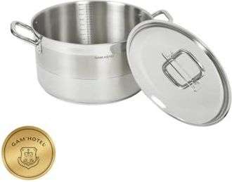 Gam'hotel Gamhotel - Kochtopf Edelstahl 36x21 cm Induktion