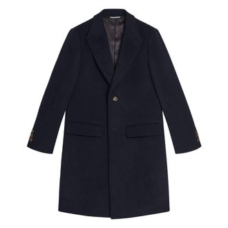 Ted Baker Wilding Wollmischung Marineblauer Mantel