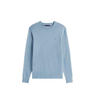 Tommy Hilfiger Pull col rond en coton et cachemire