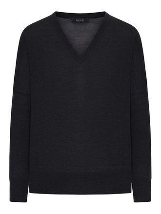 Gran Sasso Pull Col Rond - Noir