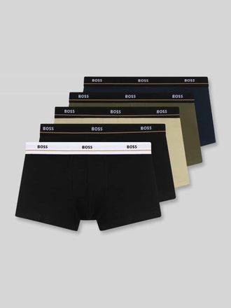 HUGO BOSS Trunks aus Baumwoll-Mix im 5er-Pack