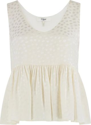Chlo&eacute; Femme, Tops, Blanc, Taille: 38 FR Hauts