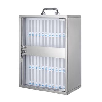 Generic 24 F&auml;cher, Handy Aufbewahrungsbox, Handygarage, Robust und Langlebig, mit Tragegriff, f&uuml;r Unternehmen, Fitnessstudios, Fabriken(Large)