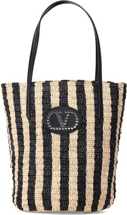 Valentino Garavani Crossbody Bags - Handtasche aus Raffia - Gr. unisize - in Schwarz - f&uuml;r Damen