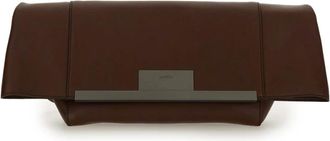 Max Mara Femme, Sacs, Brun, Taille: ONE Size Clutch Clasp Medium