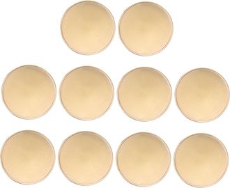 DOITOOL 50 Stck. Blanko Challenge Münzen aus Runde Gravurrohlinge mit Gewindekante Langlebige DIY Bastelrohlinge für Gravuren Sammlermünzen Geschenkideen