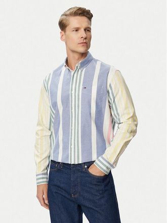 Tommy Jeans Hemd Oxford DM0DM23246 Bunt Relaxed Fit