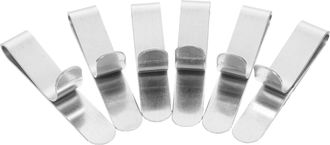 DOITOOL 6 Stück Tortenring-Clips Aus Edelstahl - Ausziehbare Mousse- Und Gebäckring-Schnallen Zum Backen Geldklammer - Sicherer Sitz Für Runde Kuchenformen Kä